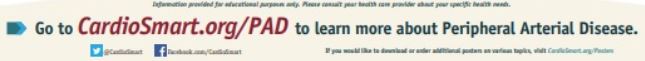 INFOGRAPHICS: ‘PERIPHERAL ARTERY DISEASE’ (PAD) | Doctors Without ...